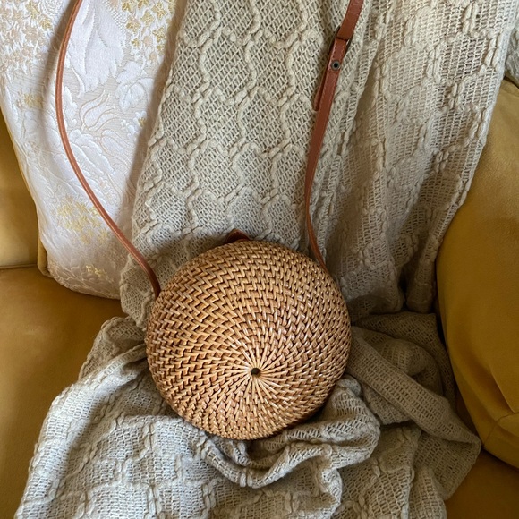 Bags | Rattan Crossbody Bag Nwot | Poshmark